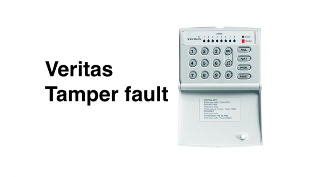 Veritas alarm tamper fault | AMCO's Smart Security Guide